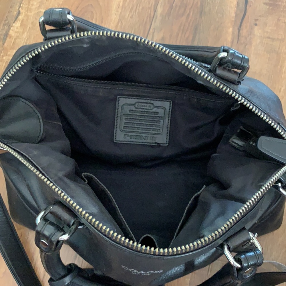 Coach Rory Black Satchel - Gem